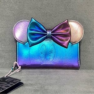 Loungefly | Bags | Loungefly X Disney Oil Slick Holographic Mickey ...